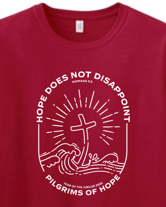 Pilgrims of Hope T-Shirt | Catholic Shirts & Gifts – Catholic Concepts ...
