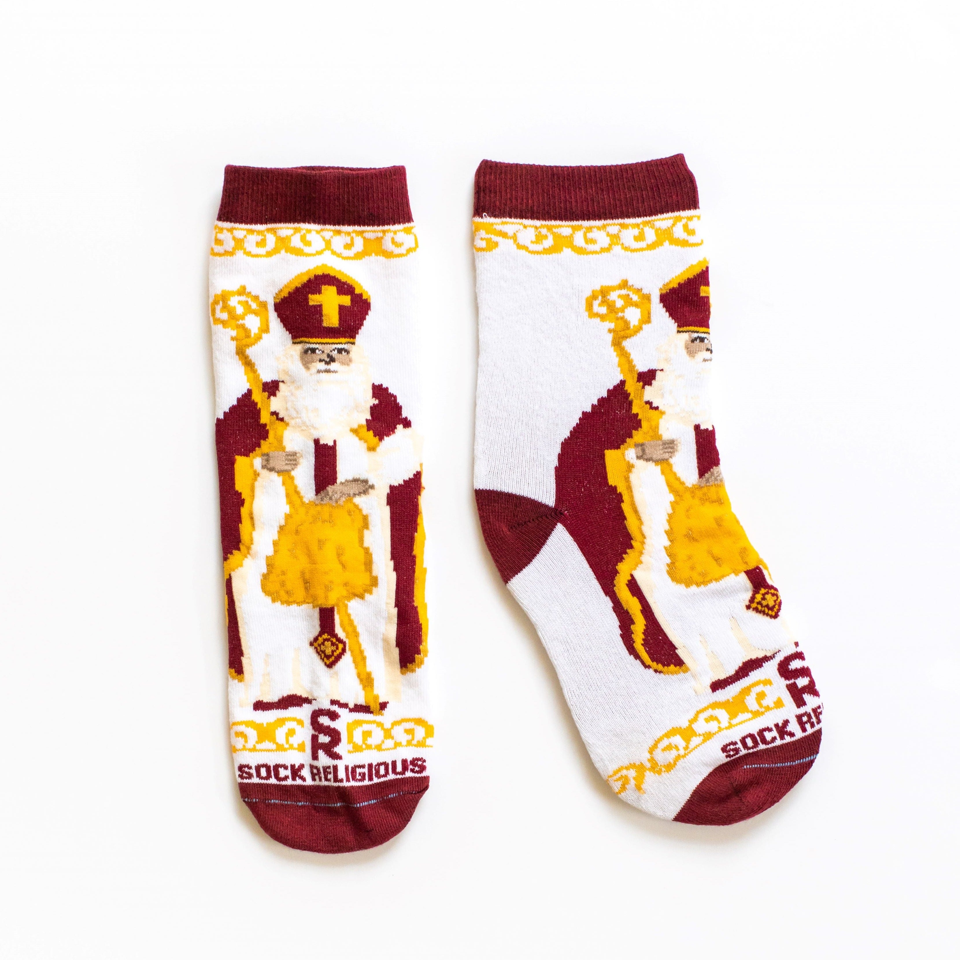 St. Nick Socks | Sock Religious | St. Nicholas socks , Papal Socks ...