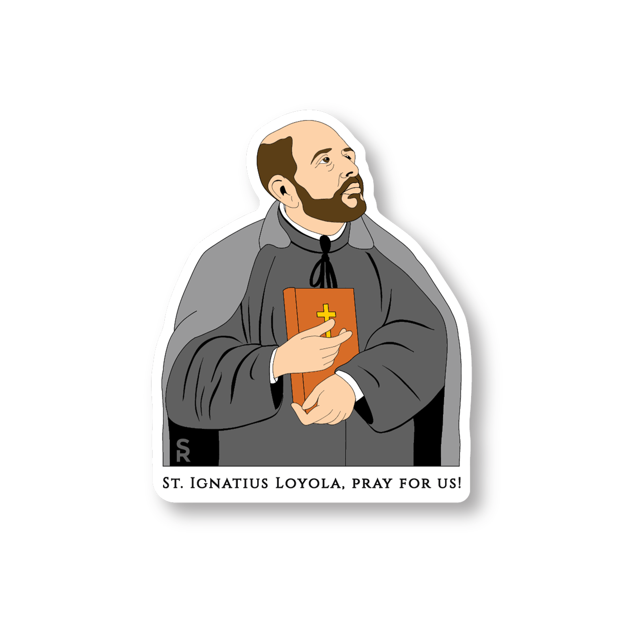 St. Ignatius of Loyola Sticker | Fun & Unique Catholic Gifts | Sock ...